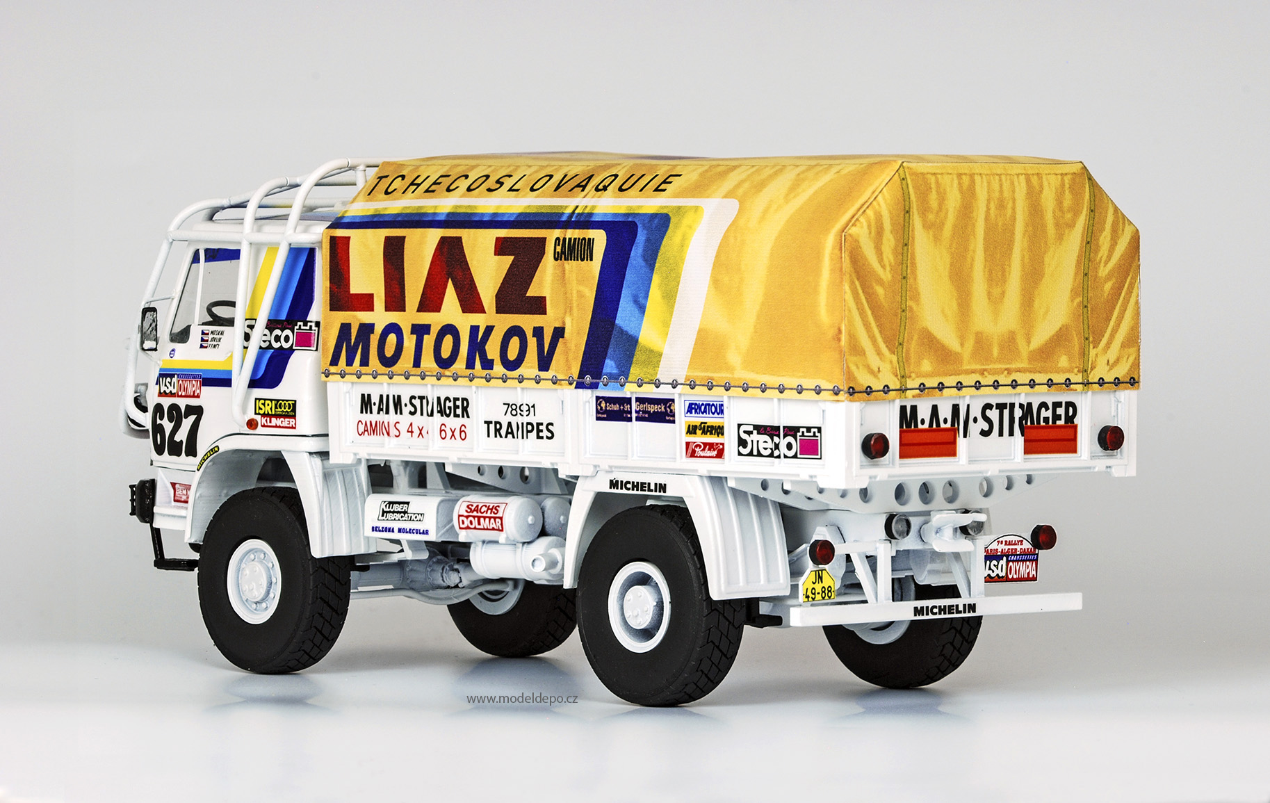 „LIAZ 100.55 D z Rallye Paříž – Dakar 1985“ v podání ACLmodel 1:43 ...